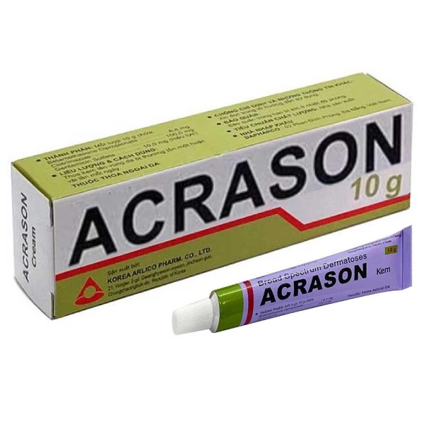 Kem bôi Acrason trị viêm da tuýp 10g - 02/2025 | nhathuocankhang.com
