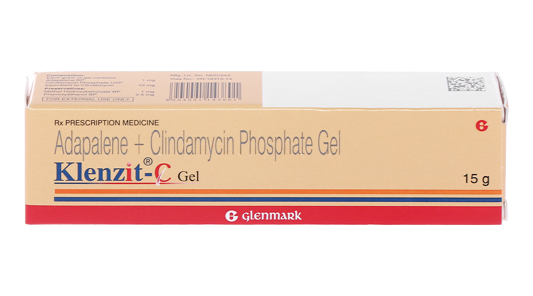 Kem bôi Klenzit-C trị mụn trứng cá tuýp 15g 03/2023 - Nhathuocankhang.com