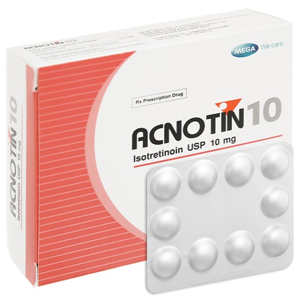 Thuốc Acnotin 10 trị mụn trứng cá nặng (3 vỉ x 10 viên) - 12/2024 ...