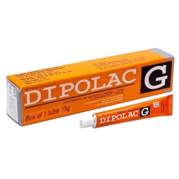 Kem bôi Dipolac G trị viêm da, nấm da tuýp 15g - 02/2025 | nhathuocankhang.com