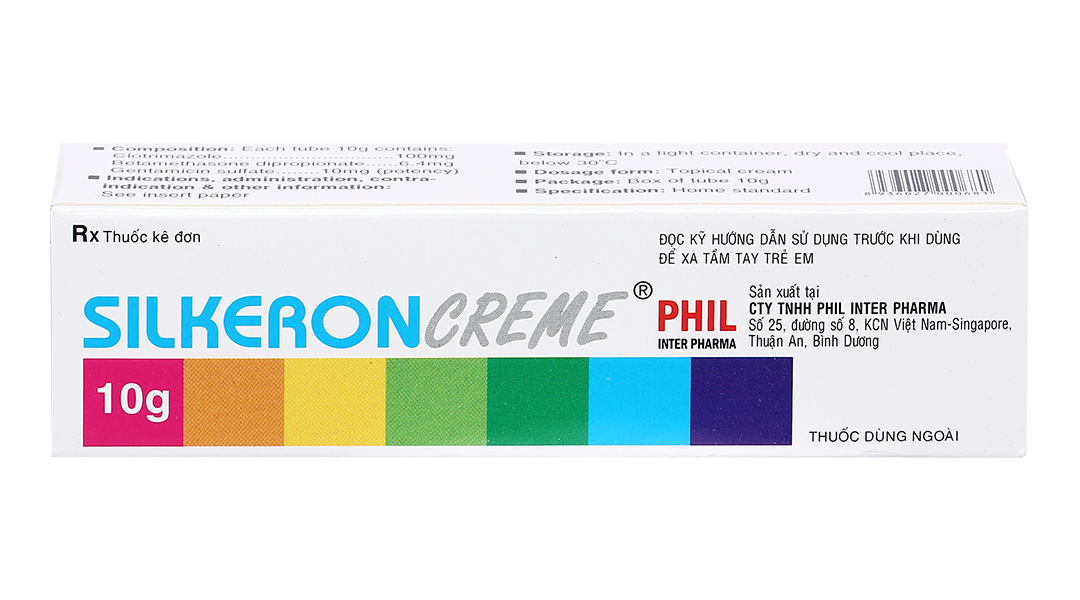 Kem bôi trị nấm, viêm da Silkeron tuýp 10g-Nhà thuốc An Khang