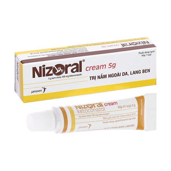 Nizoral Cream trị nấm ngoài da, viêm da tiết bã tuýp 10g - 09/2024 ...