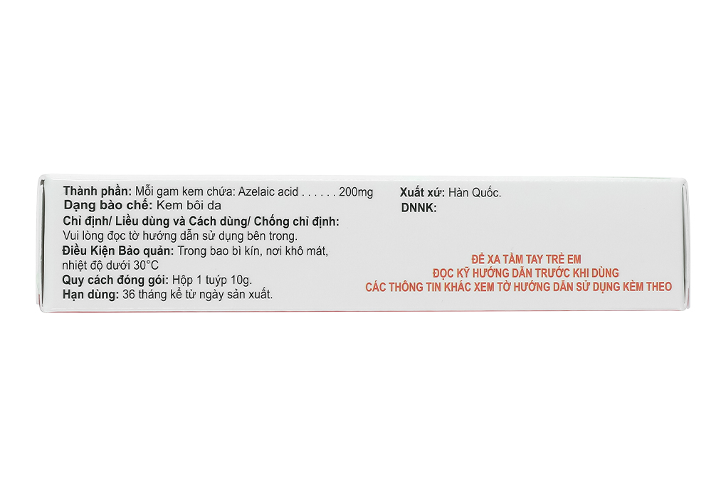 Kem bôi Anzela Cream 200mg trị mụn trứng cá tuýp 10g - 07/2024 ...