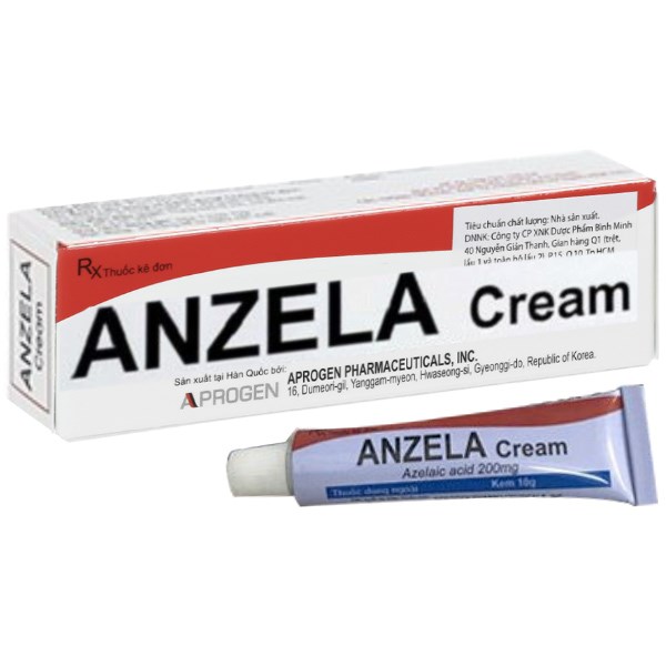 Kem bôi Anzela Cream 200mg trị mụn trứng cá tuýp 10g - 02/2025 ...