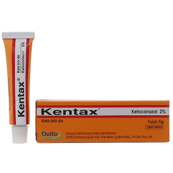 Kem bôi Kentax 2% trị nấm, lang ben, hắc lào tuýp 5g - 02/2025 ...