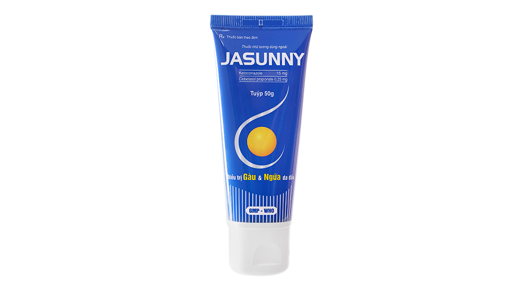 Nhũ tương dùng ngoài Jasunny trị gàu, viêm da tiết bã nhờn tuýp 50g 03/ ...