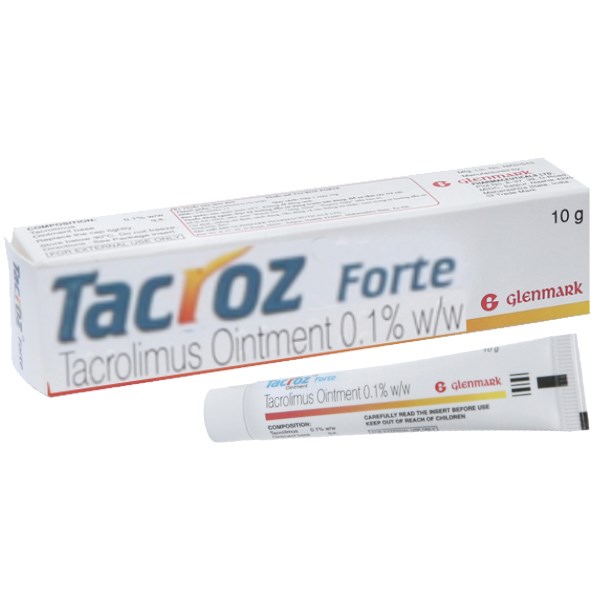 Thuốc mỡ bôi da Tacroz Forte 0.1% trị viêm da tuýp 10g - 02/2025 ...