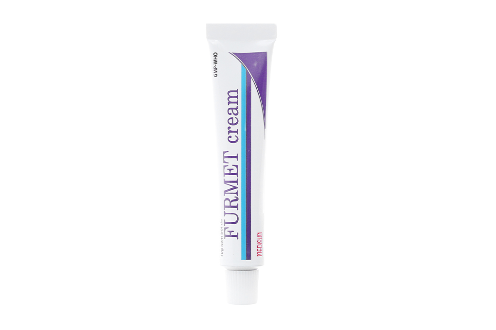 Kem bôi Furmet Cream trị nấm, viêm da có biến chứng nhiễm trùng tuýp ...