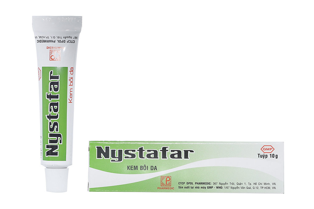 Kem bôi trị nấm Nystafar cream 10g-Nhà thuốc An Khang