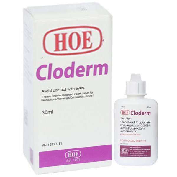 Dung dịch bôi HoeCloderm Solution trị viêm da chai 30ml - 02/2025 ...