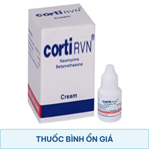Kem bôi Corti RVN trị viêm da lọ 8g - 08/2024 | nhathuocankhang.com