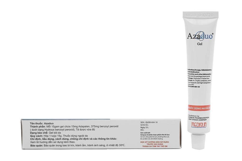 Thuốc trị mụn trứng cá Azaduo tuýp 15g-Nhà thuốc An Khang