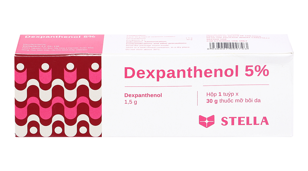 Thuốc mỡ bôi da Dexpanthenol 5% tuýp 30g-Nhà thuốc An Khang