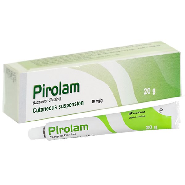 Thuốc bôi Pirolam 10mg/g trị nấm da, móng tuýp 20g - 02/2025 ...