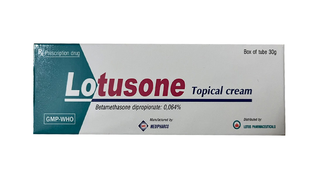 Kem bôi Lotusone trị chàm, viêm da tuýp 30g - 08/2024 | nhathuocankhang.com