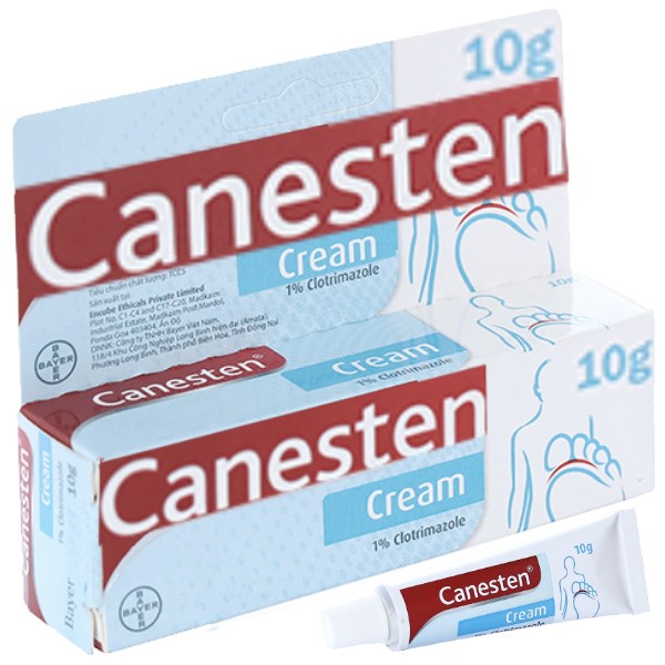 Kem bôi Canesten Cream 1% trị nấm da tuýp 10g - 07/2024 ...