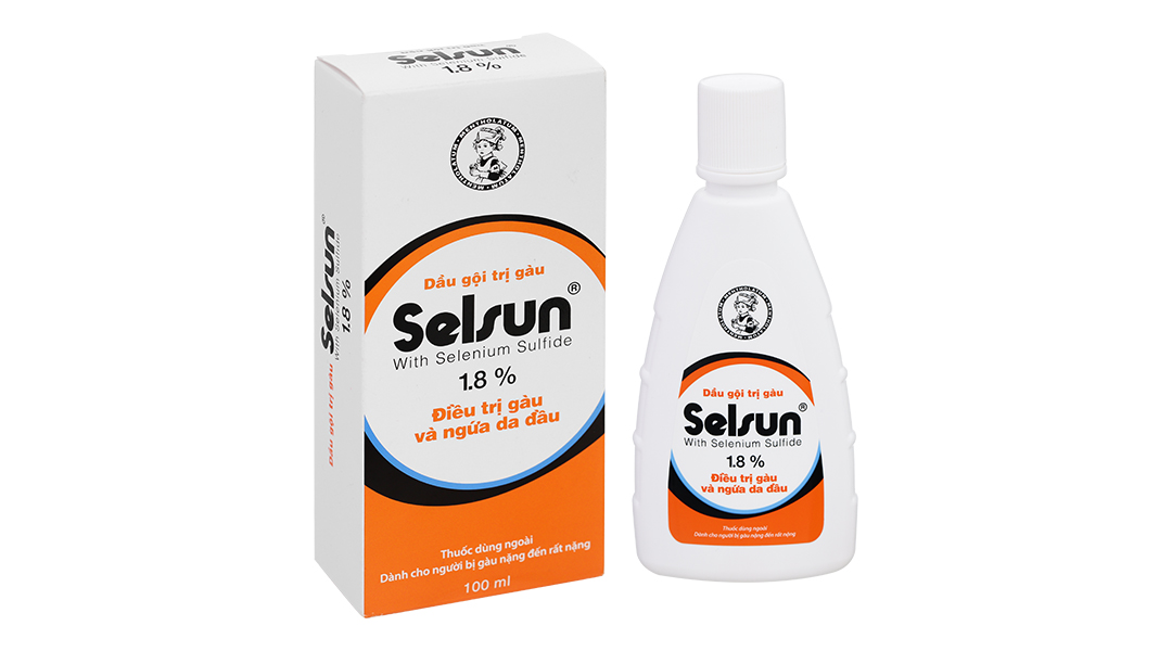 Dầu gội Selsun 1.8% điều trị gàu và ngứa da đầu chai 100ml - 08/2024 ...