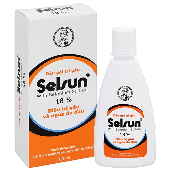 Dầu gội Selsun 1.8% điều trị gàu và ngứa da đầu chai 100ml - 02/2025 ...