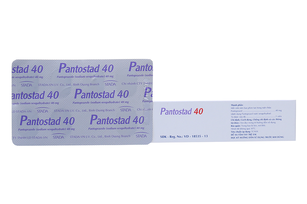 Pantostad 40 trị trào ngược dạ dày, thực quản (4 vỉ x 7 viên) - 08/2024 ...