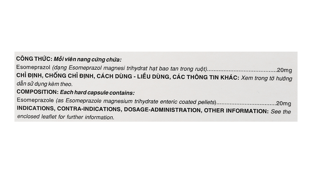 Prazopro 20 trị trào ngược dạ dày, thực quản (2 vỉ x 7 viên) 03/2023 ...