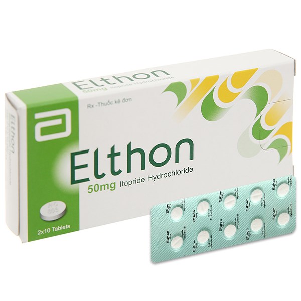 Thuốc Elthon 50mg trị triệu chứng viêm dạ dày mạn (2 vỉ x 10 viên) - 10 ...