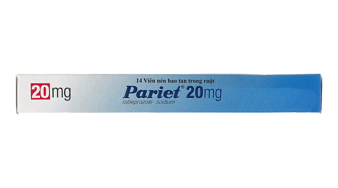 Pariet 20mg trị loét dạ dày, trào ngược dạ dày, thực quản (1 vỉ x 14 ...