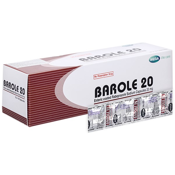 Thuốc Barole 20 trị viêm loét do trào ngược dạ dày - 11/2024 ...