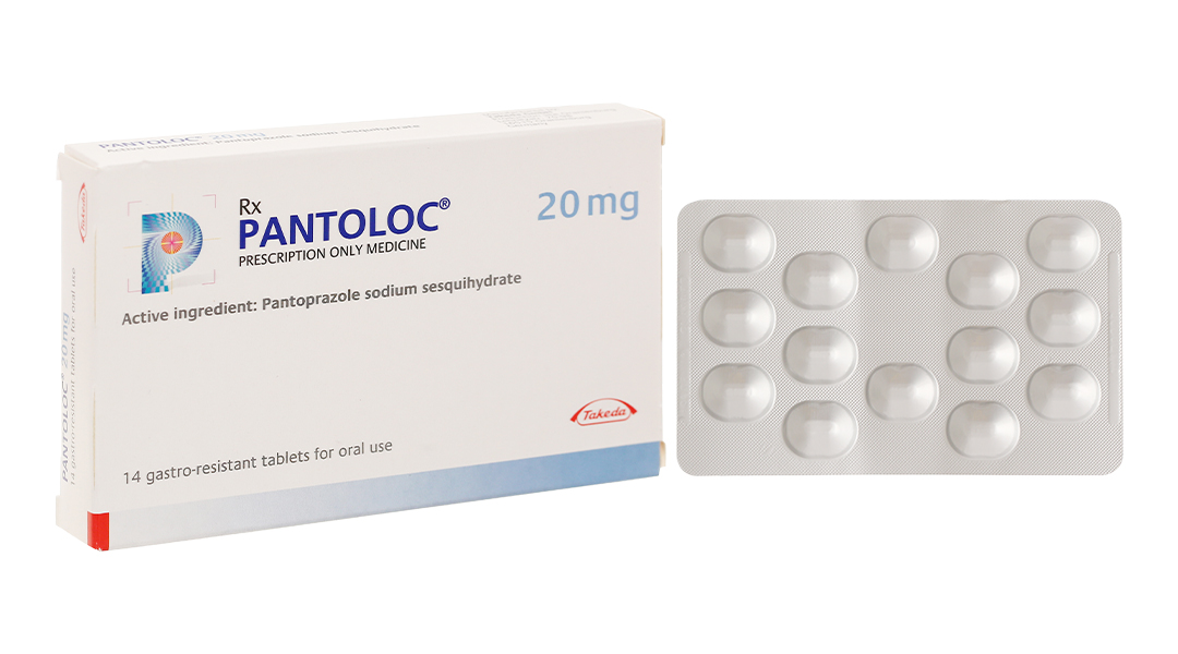 Thuốc Pantoloc 20mg 1 vỉ x 14 viên phòng và trị trào ngược dạ dày, thực quản - 08/2024 ...