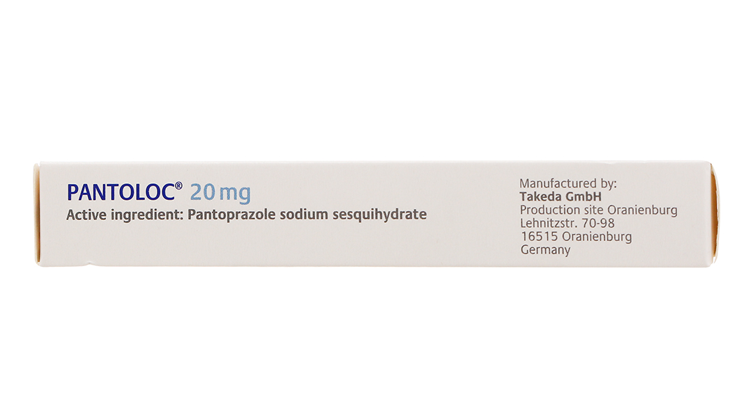 Thuốc Pantoloc 20mg 1 vỉ x 14 viên phòng và trị trào ngược dạ dày, thực ...