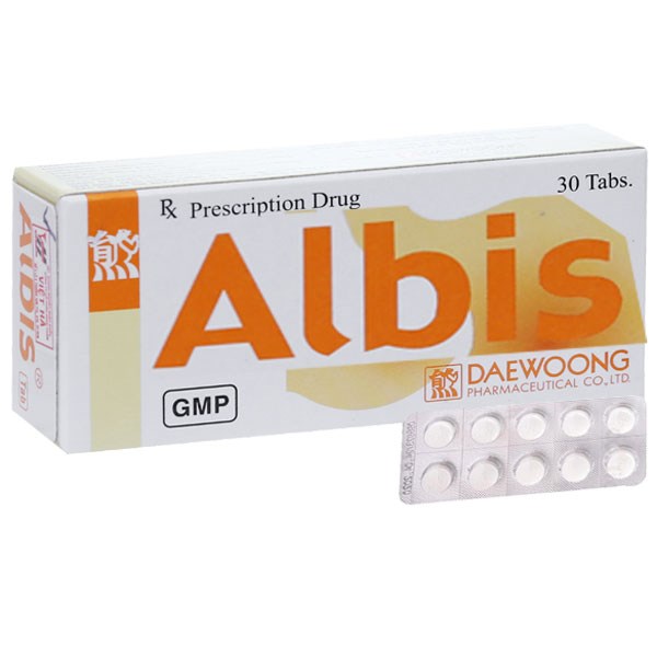 Albis trị viêm loét dạ dày, tá tràng (3 vỉ x 10 viên) - 10/2024 ...