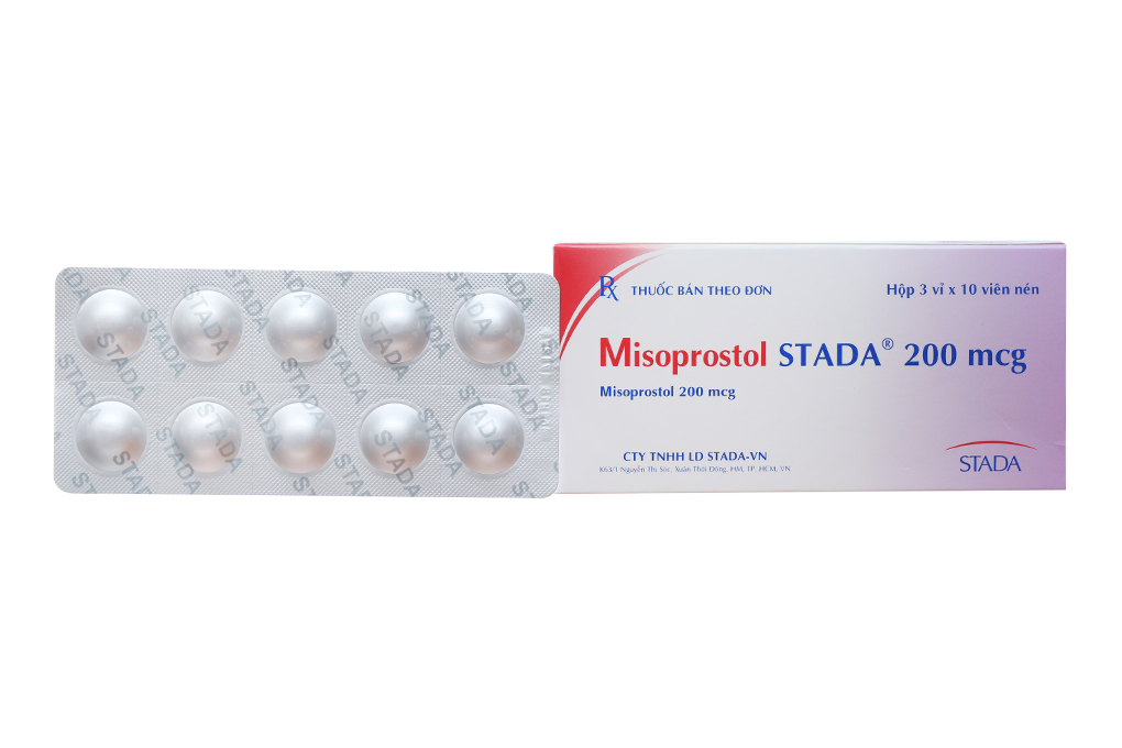Misoprostol Stada 200mcg trị viêm loét dạ dày (3 vỉ x 10 viên) - 08/ ...