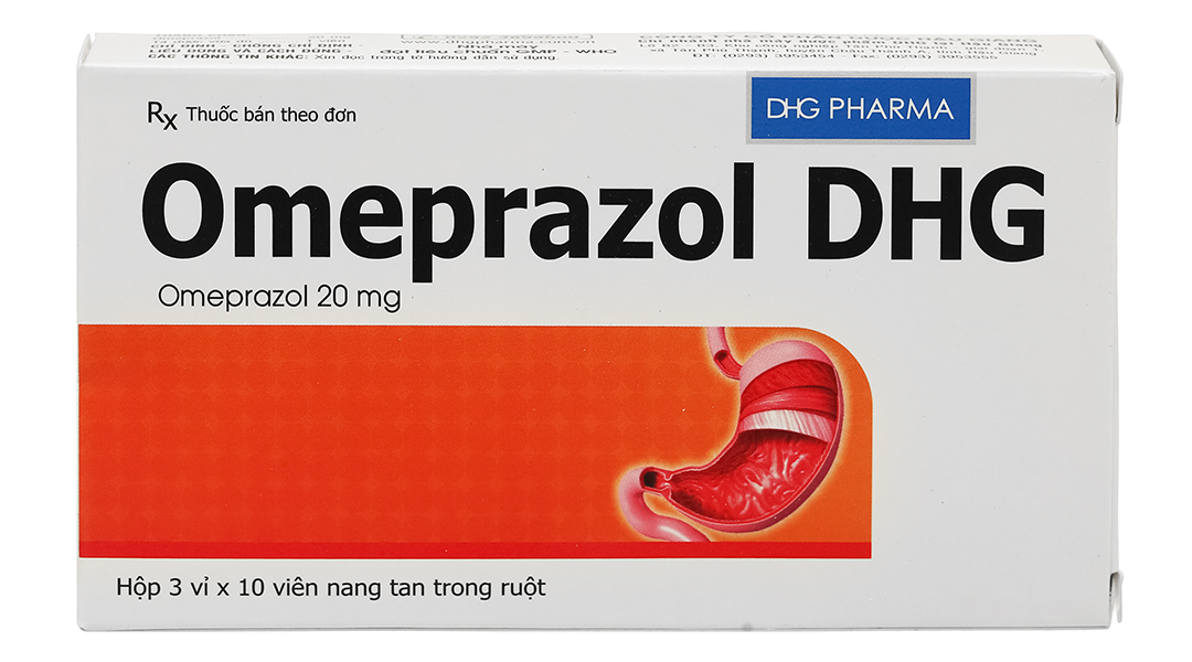 Thuốc Omeprazol 20mg DHG hộp 30 viên-Nhà thuốc An Khang