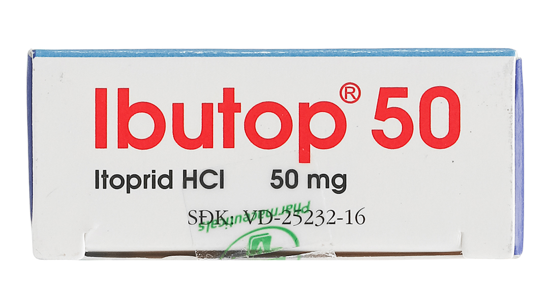 Ibutop 50 trị triệu chứng trong viêm dạ dày (2 vỉ x 10 viên) - 08/2024 ...