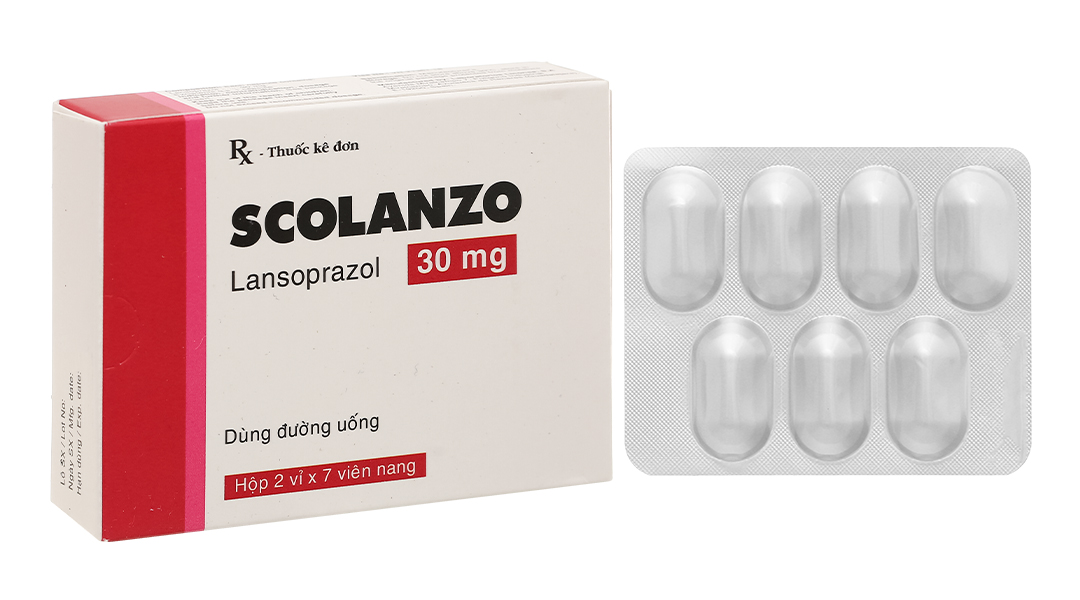 Scolanzo 30mg trị loét dạ dày, tá tràng, trào ngược dạ dày - thực quản ...