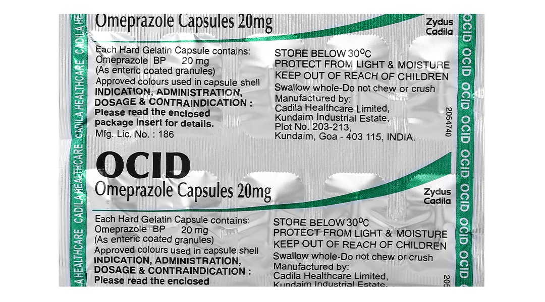 Thuốc Ocid 20mg hộp 100 viên - Nhà thuốc An Khang