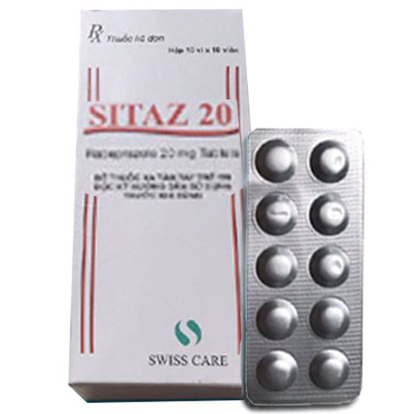 Rabicad 20 trị trào ngược dạ dày, thực quản (1 vỉ x 10 viên) - 02/2023 ...