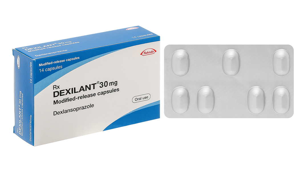 Dexilant 30mg trị trào ngược dạ dày, thực quản (2 vỉ x 7 viên) - 08/ ...
