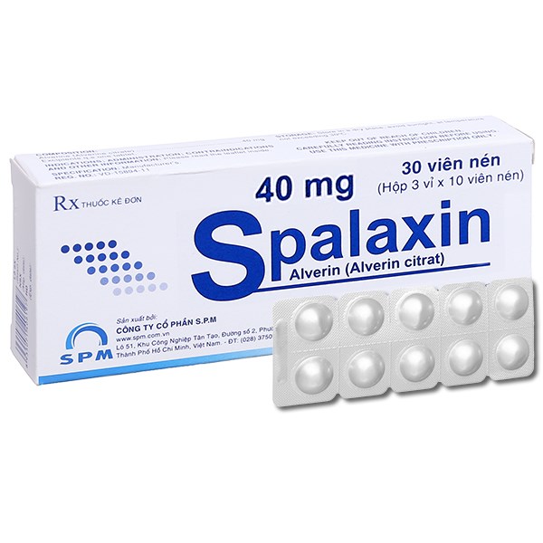 Spalaxin 40mg giảm đau do co thắt tiêu hóa (3 vỉ x 10 viên) - 10/2024 ...