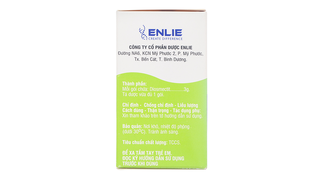 Thuốc bột Diosmectit 3g trị đau của viêm dạ dày - ruột (30 gói x 3g ...