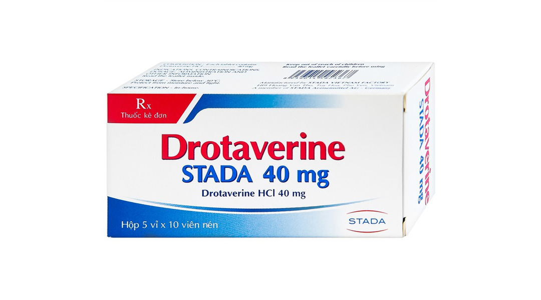 Drotaverine Stada 40mg chống co thắt dạ dày (5 vỉ x 10 viên) - 08/2024 ...