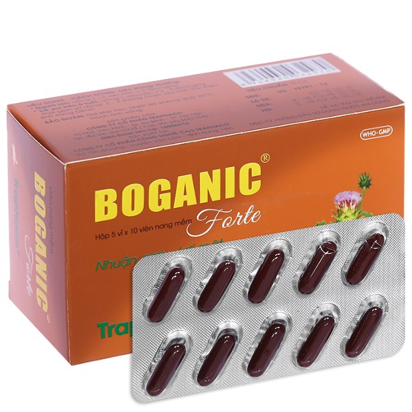 Thuốc Boganic Forte giải độc gan, trị bệnh lý gan mật, mỡ máu (5 vỉ x ...