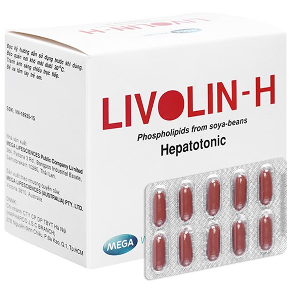 Thuốc Livolin-H 300mg hỗ trợ trị bệnh lý về gan (10 vỉ x 10 viên) - 11/ ...