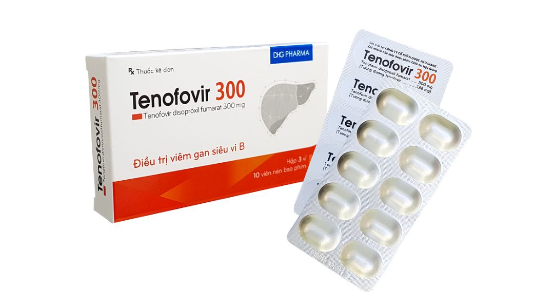 Tenofovir 300 DHG thuốc kháng virus, trị viêm gan B (3 vỉ x 10 viên ...