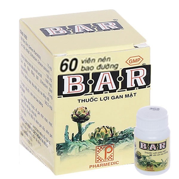 Thuốc lợi gan mật Bar hộp 180 viên-Nhà thuốc An Khang