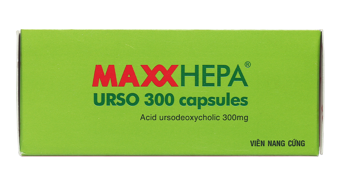 Maxxhepa Urso 300 Capsules trị xơ gan do mật nguyên phát (3 vỉ x 10 ...