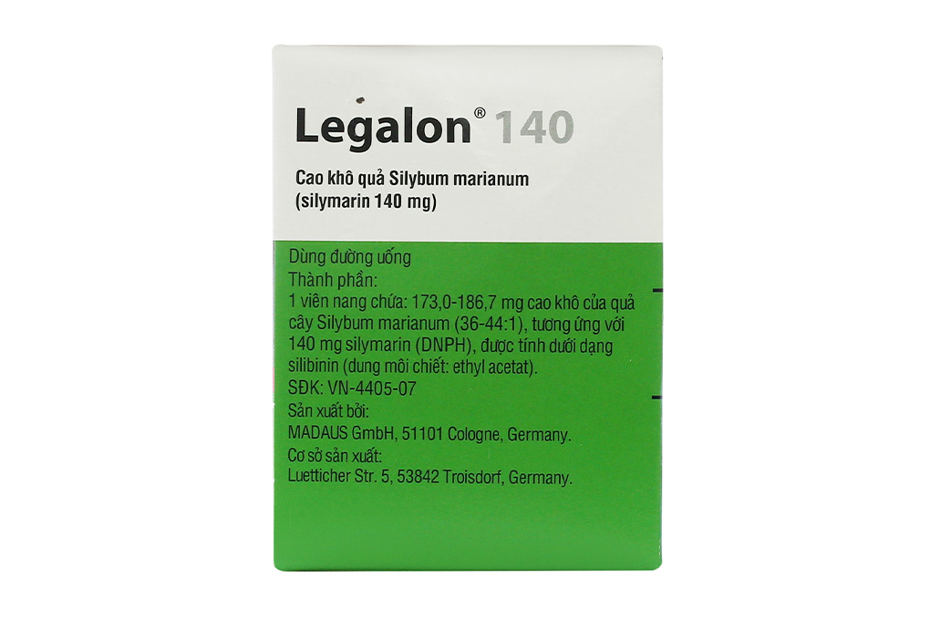 Legalon 140 hỗ trợ trị bệnh lý về gan (6 vỉ x 10 viên) - 08/2024 ...