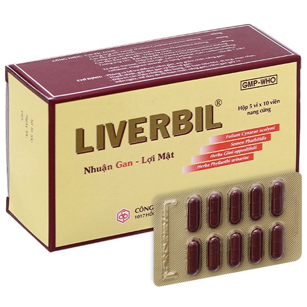 Liverbil phòng và hỗ trợ trị viêm gan, suy giảm chức năng gan (5 vỉ x ...