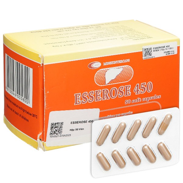 Thuốc Esserose 450 hỗ trợ trị bệnh lý về gan - 11/2024 ...