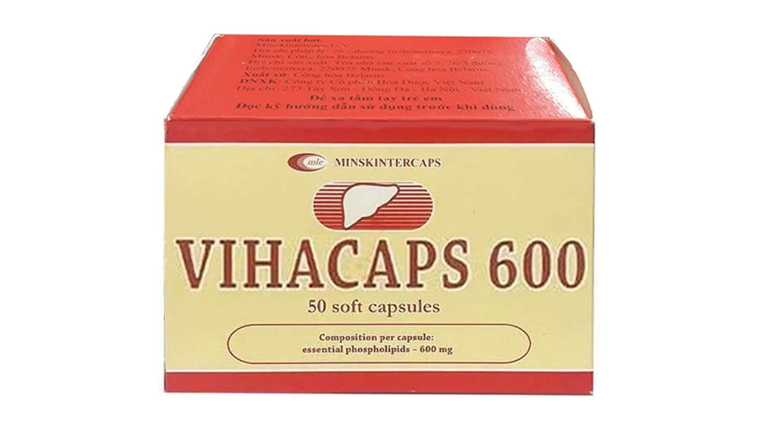 Vihacaps 600 hỗ trợ trị các bệnh lý về gan (5 vỉ x 10 viên) 03/2023 ...
