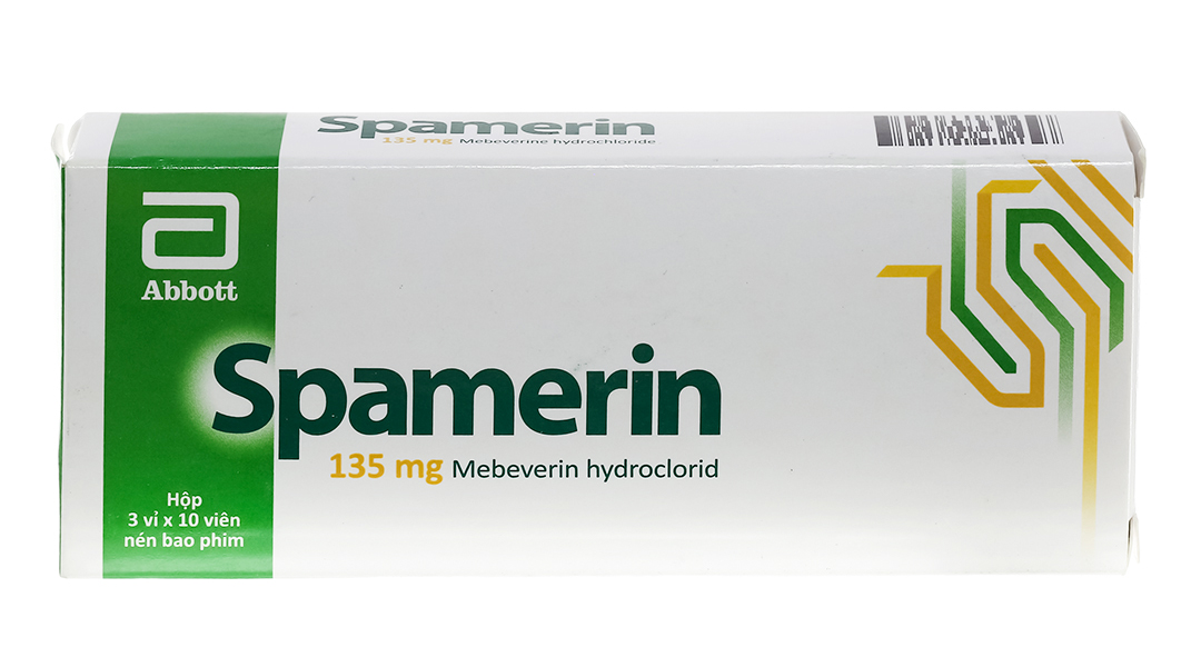 Spamerin 135mg giảm đau do co thắt tiêu hóa (3 vỉ x 10 viên) 03/2023 ...